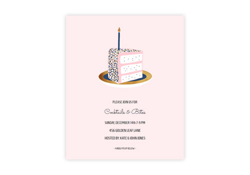 Birthday Cake Invitation | Sendo