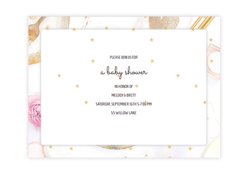 Cut the Cake Party Invitation with RSVP | Sendo