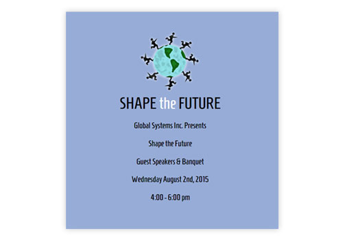 Paperless Eco-friendly Earth Day Invitations | Sendo