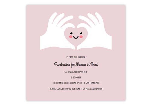 Heart and Hands Invitation | Sendo